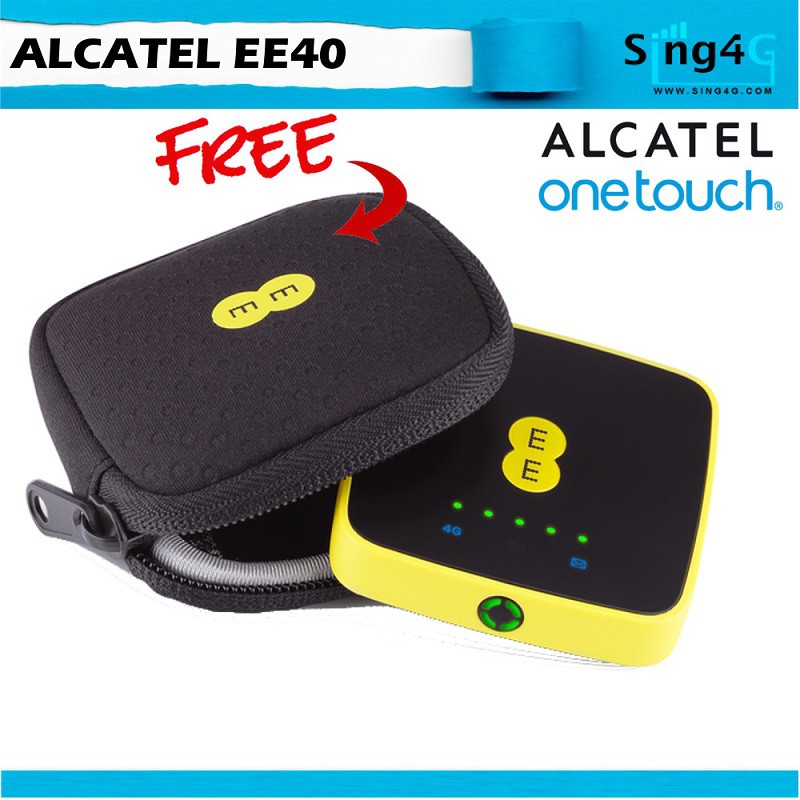 Alcatel EE40 (1500mAH) 4G LTE Mifi Hotspot World Smallest | Shopee ...