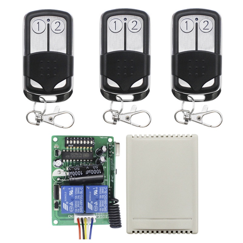 2 Metal button remote control autogate 330mhz Remote control Set With 3 ...