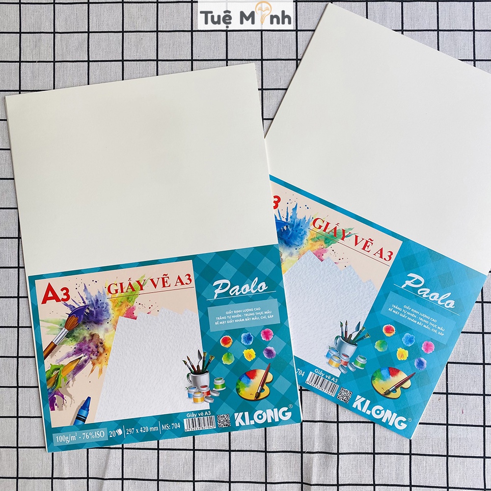 A3 Klong drawing paper 20 sheets/set with rough surface 100gsm MS 704 ...