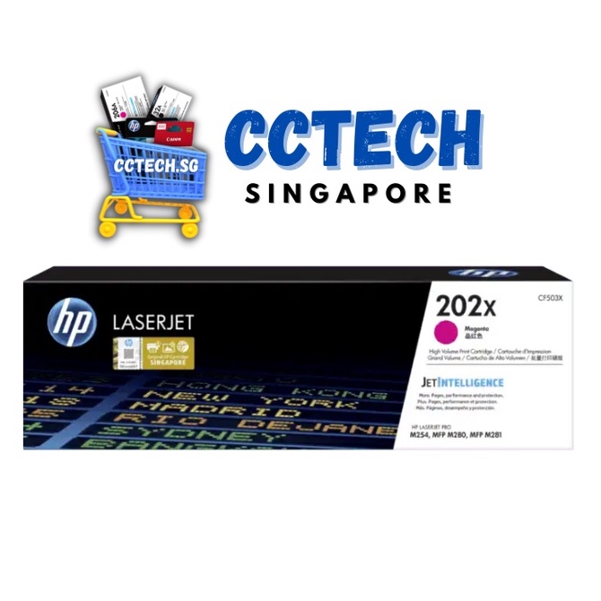 ORIGINAL HP 202X Toner Cartridge Black Cyan Yellow Magenta [CF500/1/2 ...