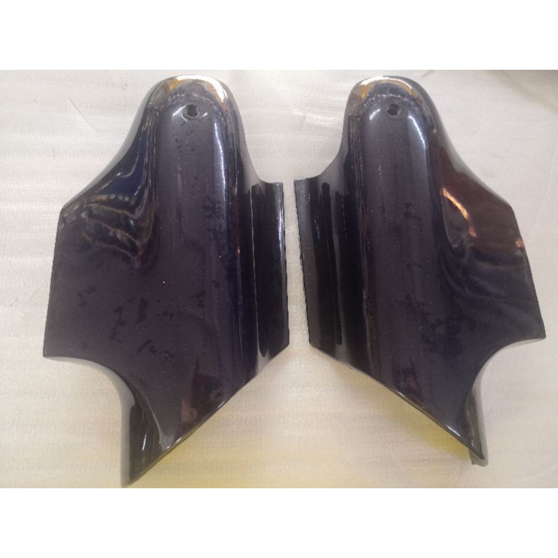 SUZUKI RG110 FORK SIDE COVER SET DARK BLUE/FRONT FENDER SIDE COVER ...