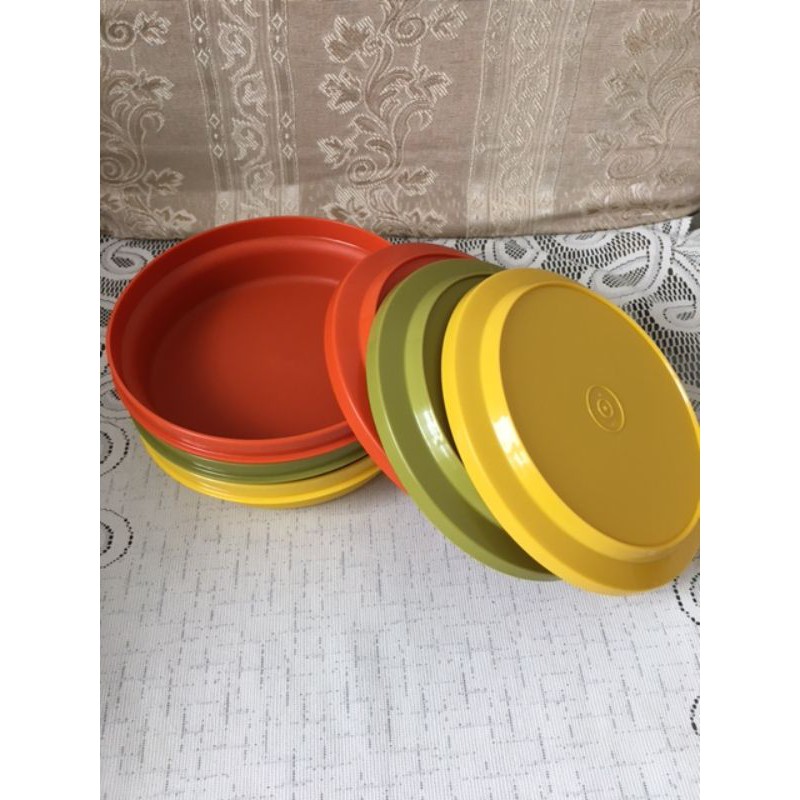 Vintage Classic Multi-Colors Tupperware Seal-N-Serve Stacking ...