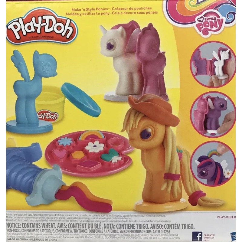 Play-Doh My Little Pony Make n Style Ponies - Retired | Shopee Singapore