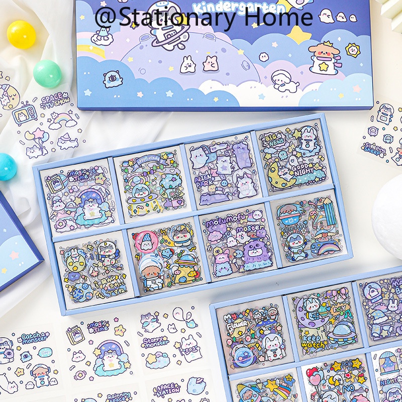200PCS Universe Kindergarten Series Sticker Gift Cute Stickers DIY ...