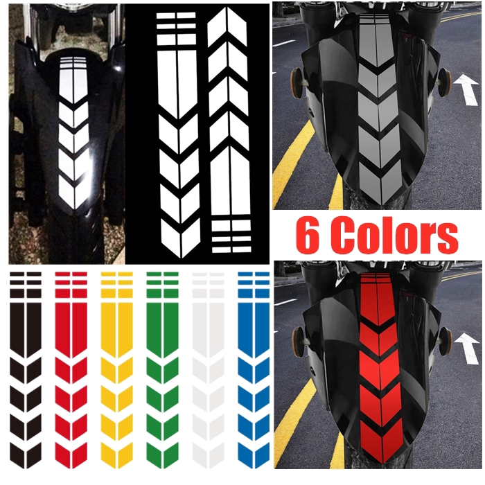 2Pcs Motorcycle Moto Reflective Stickers Wheel Car And Decals Bicycle ...