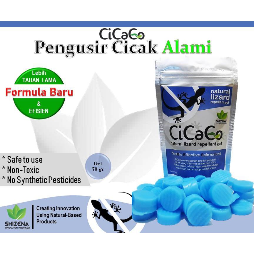Natural Lizard Repellent Shizena Cicago Gel 70 grams | Shopee Singapore