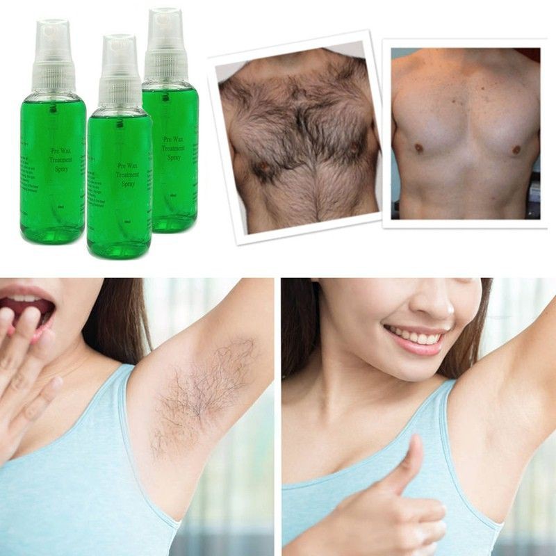 Pre Wax Treatment Spray 60ML Smooth Body Hair Removal Spray Liquid Pre ...