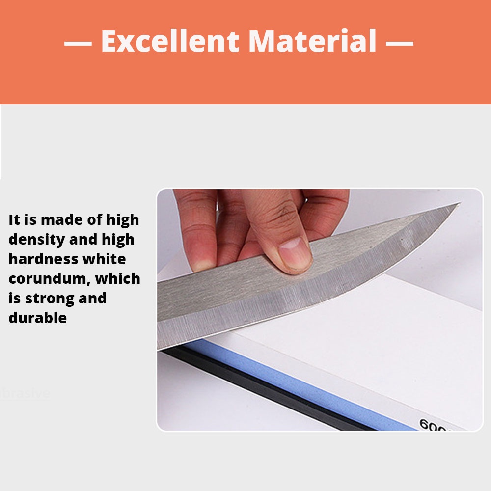 [SG] Whetstone Premium Double-sided Sharpening Stone of White Corundum ...