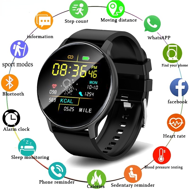 Smart Watch Watch for Men Women Waterproof Original Full Touch Screen ...