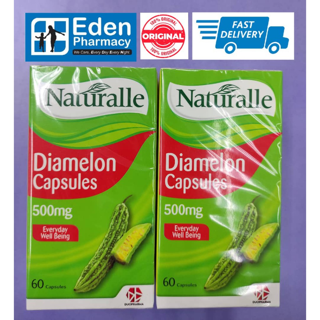 Naturalle Diamelon Capsules 500mg ( 2 x 60's ) | Shopee Singapore