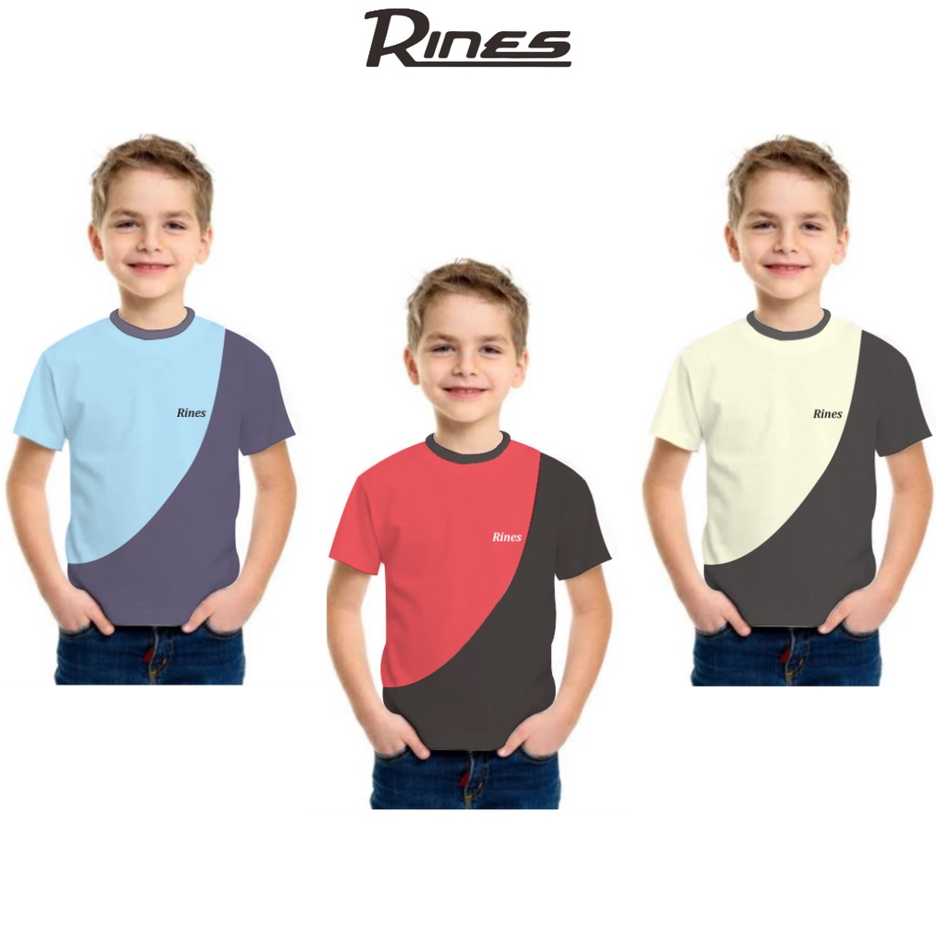 RINES KIDS PLAIN T-SHIRT COLOR COMBINATION FOR MEN AND WOMEN SHORT ...