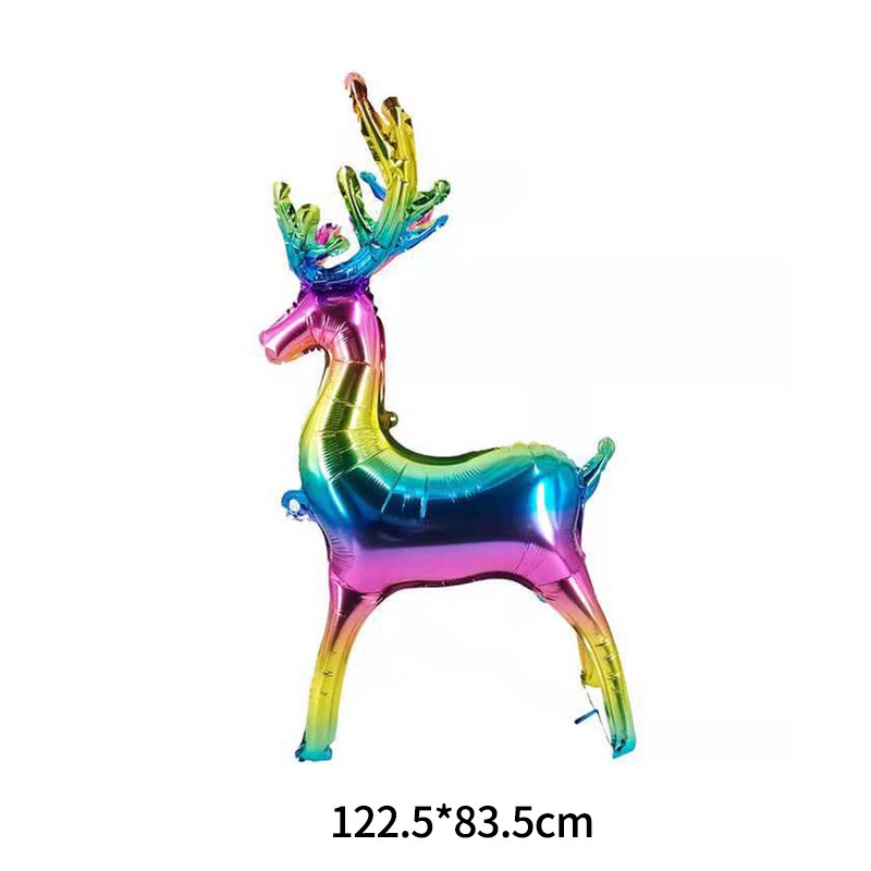 Christmas Inflatable Standing Deer Balloons Elk Sled Balloons for Kids ...