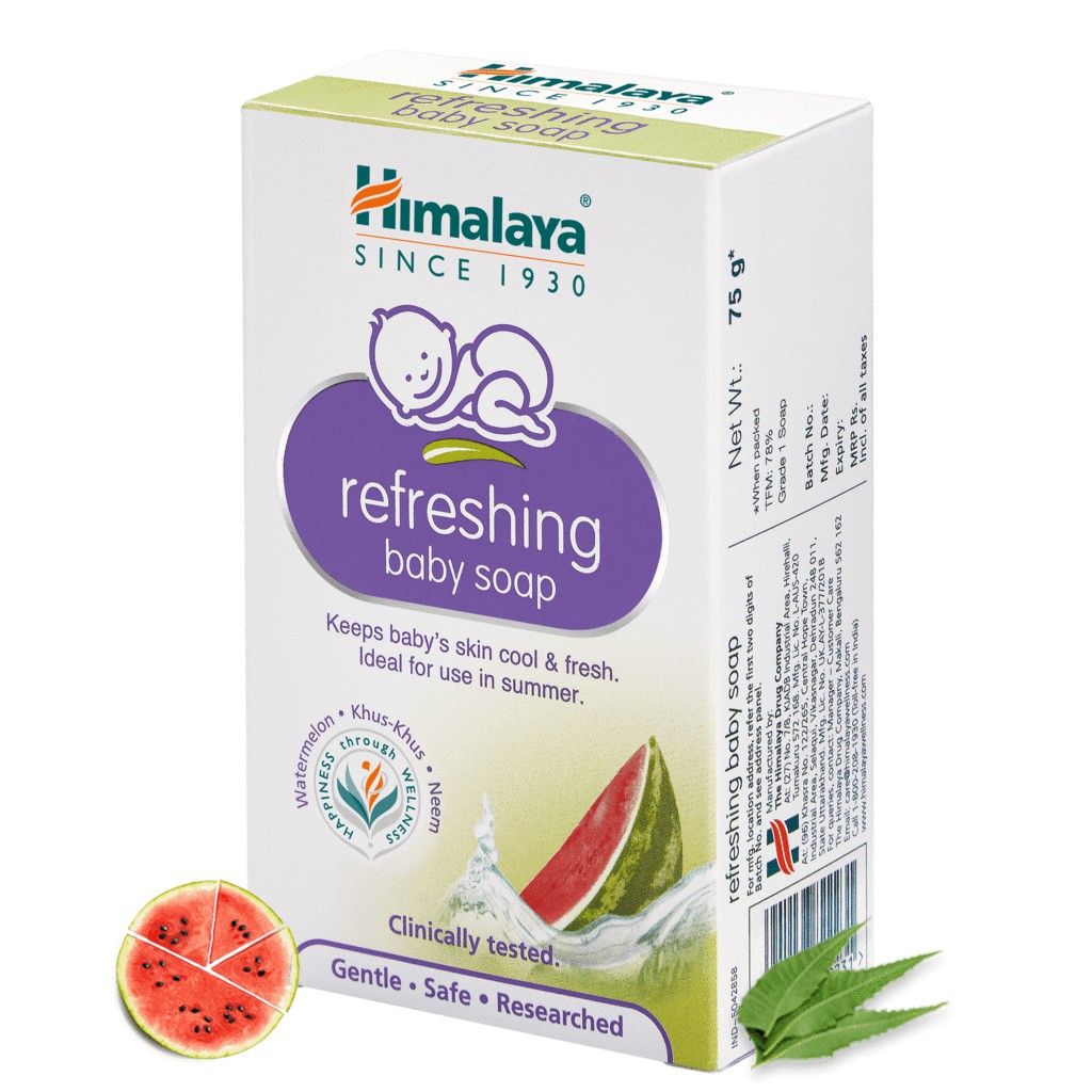 HIMALAYA Baby Bar Soap 75g (Refreshing, Gentle, Nourishing) | Shopee ...