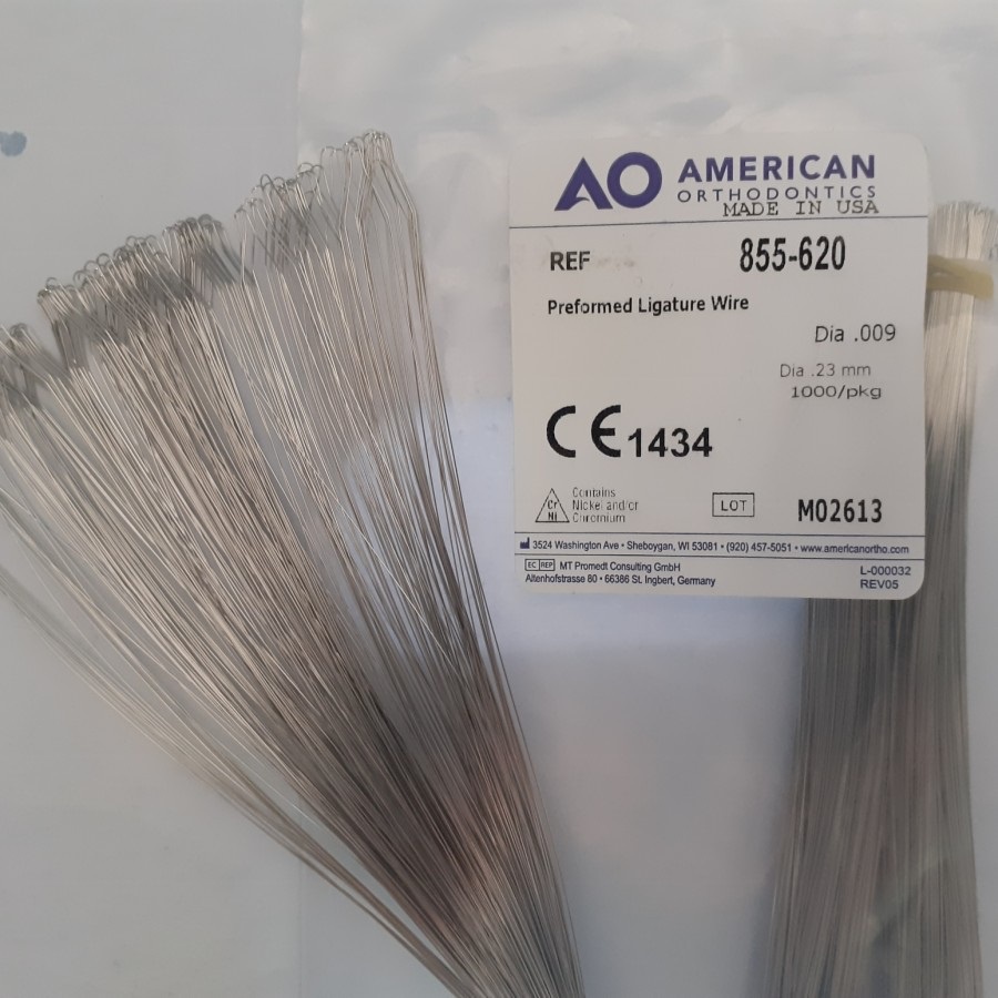 Preformed Ligature wire AO USA (1pack = 100pc) | Shopee Singapore