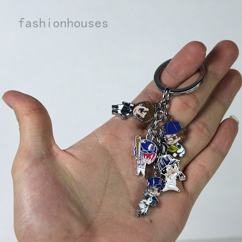 Anime Ace of Diamond keychain character key chain Sawamura Eijun ...