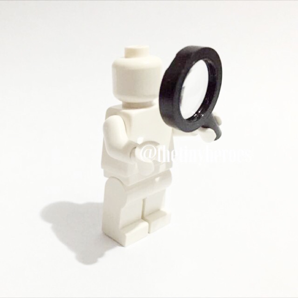 Lego magnifying glass - Minifigure Accessories by @Thetinyheroes ...