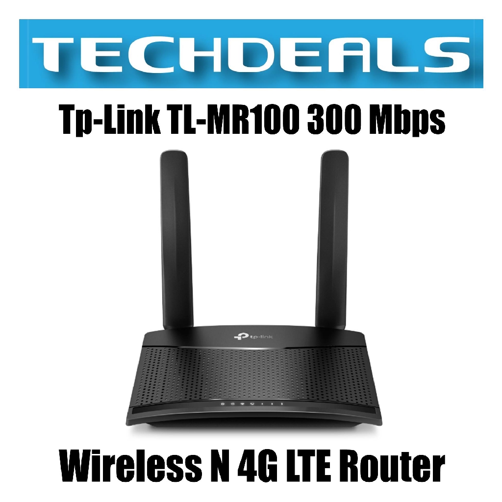 Tp-Link TL-MR100 300 Mbps Wireless N 4G LTE Router | Shopee Singapore