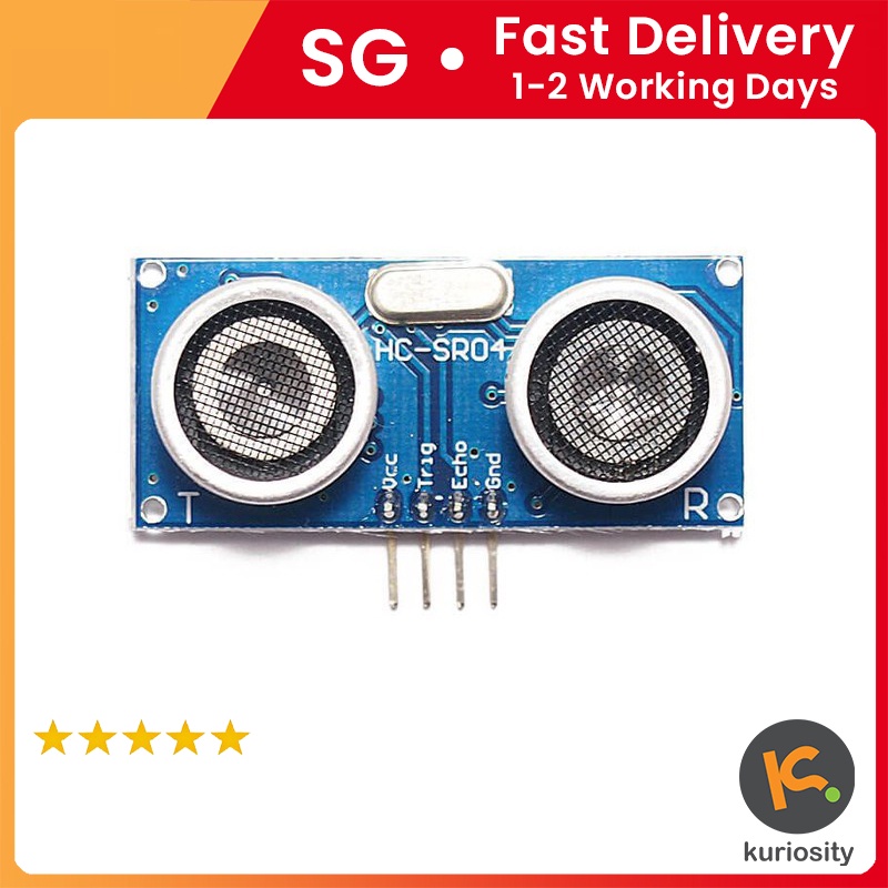 Ultrasonic Sensor HC-SR04+ 3.3V Compatible | Shopee Singapore