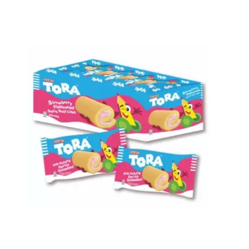 Mamee Tora Swiss Roll 16g 20pcs Strawberry flavor - PMXD | Shopee Singapore