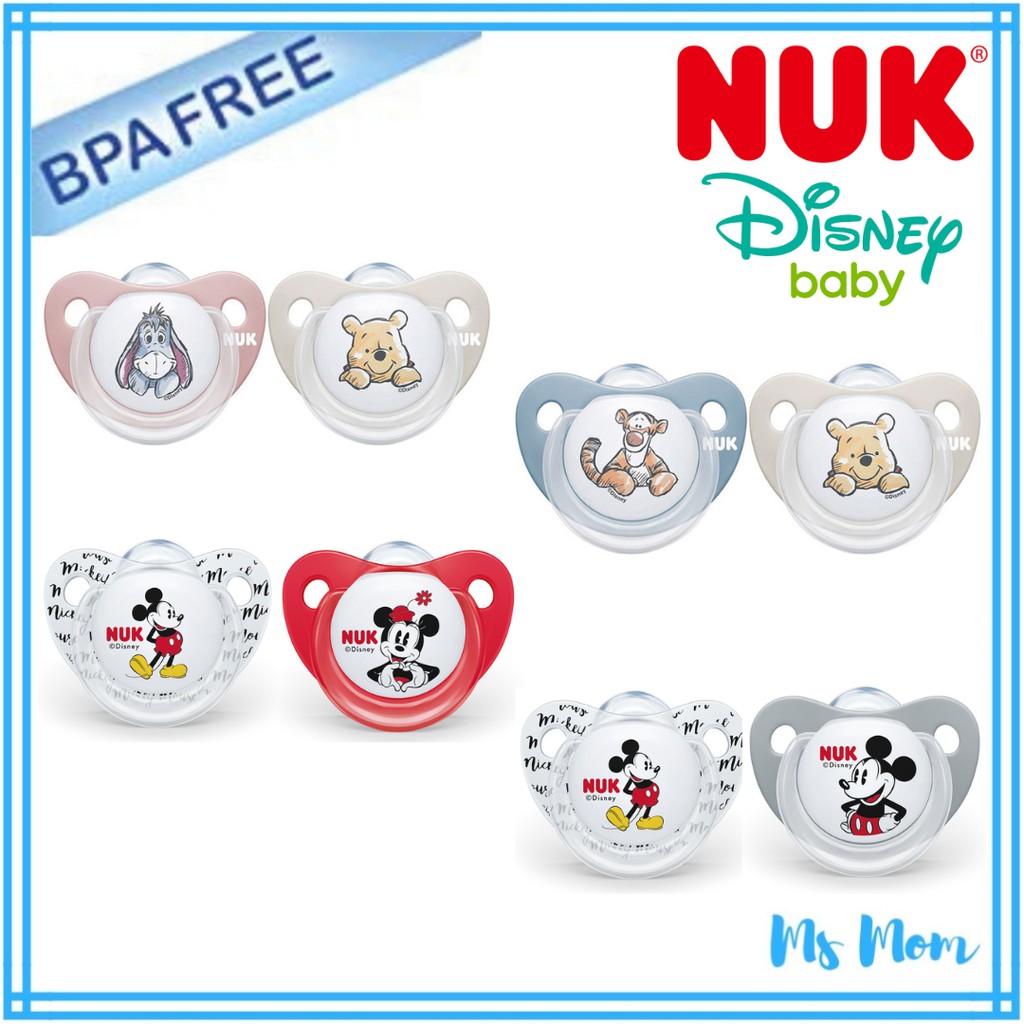 Nuk Disney Pacifiers 0-6m and 6-18m (Mickey-Minnie) (Winnie The Pooh ...