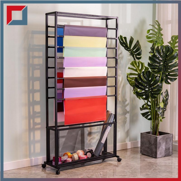 New wrought iron ribbon frame flowers packaging paper rack flower shop ...