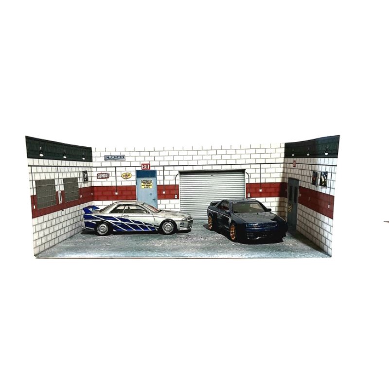 Diy 1:64 scale papercraft garage Diorama part 7 | Shopee Singapore