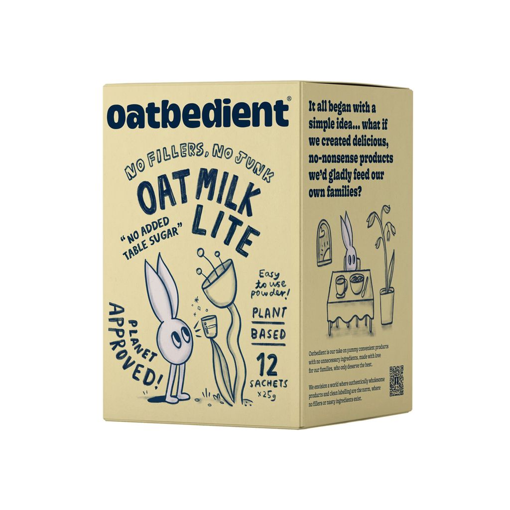 Oatbedient Oat Milk Lite 12 x 25g | Shopee Singapore