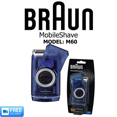 BRAUN - Mobile/Battery Shaver, M60 | Shopee Singapore