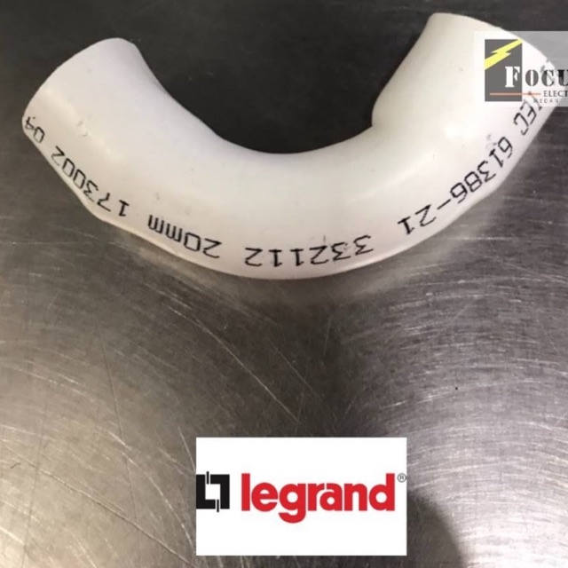 PUTIH Legrand Boss Lbow elbow L bow electrical pipe connection white ...