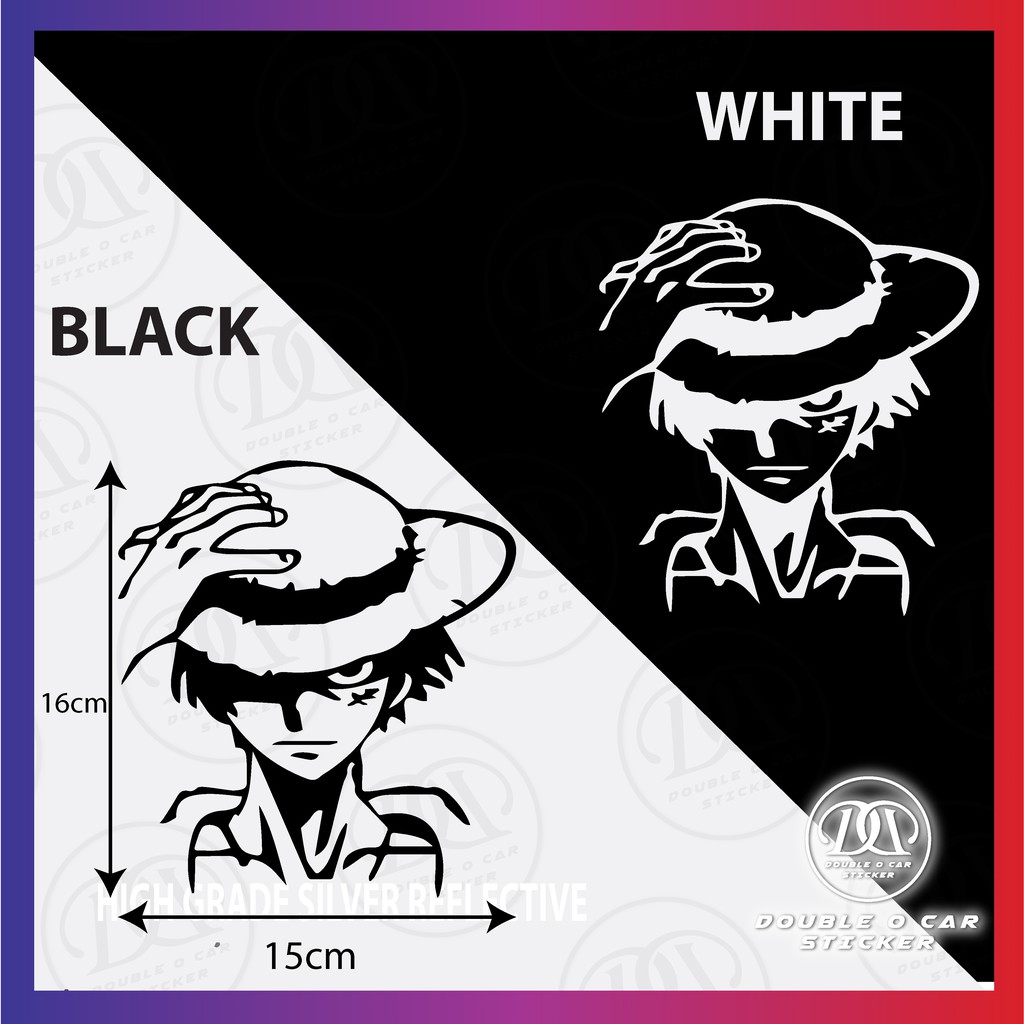 ONE PIECE LUFFY CAR STICKER KI00209 | Shopee Singapore