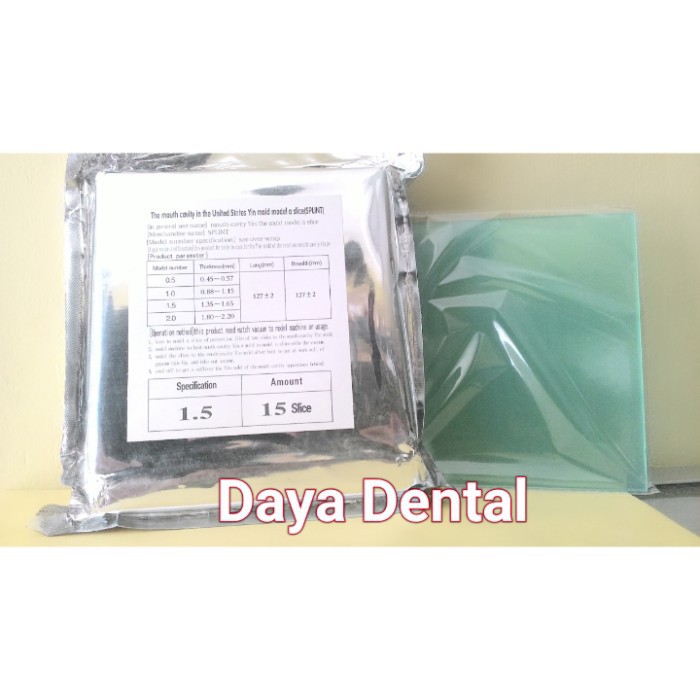 DENTAL RETAINER VACUUM RETAINER TYPE HARD NIGHT GUARD SPLINT SHEET ...