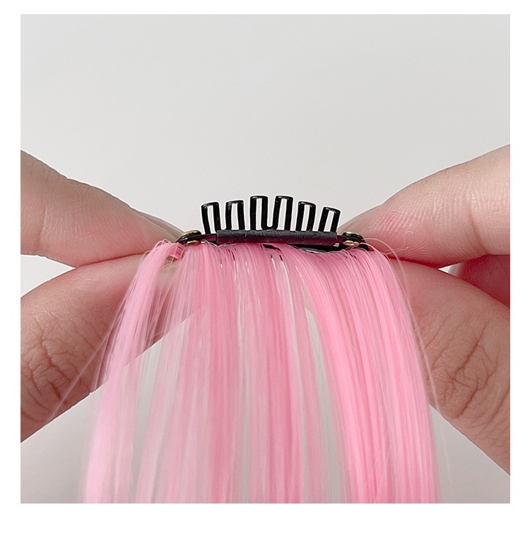 Girl Wig Hair Extension Long Straight Wig Hair Piece Female Color Wigs ...