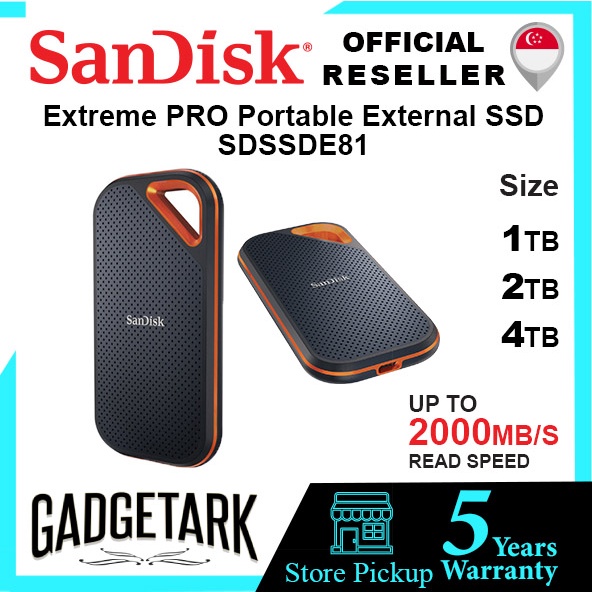 SanDisk 1TB I 2TB I 4TB Extreme PRO Portable External SSD - Up to ...