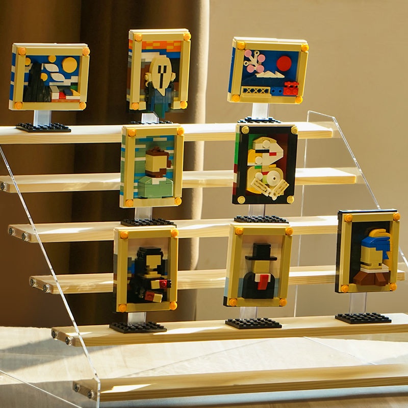Compatible With Lego Building Blocks World Famous Paintings Mona Lisa ...