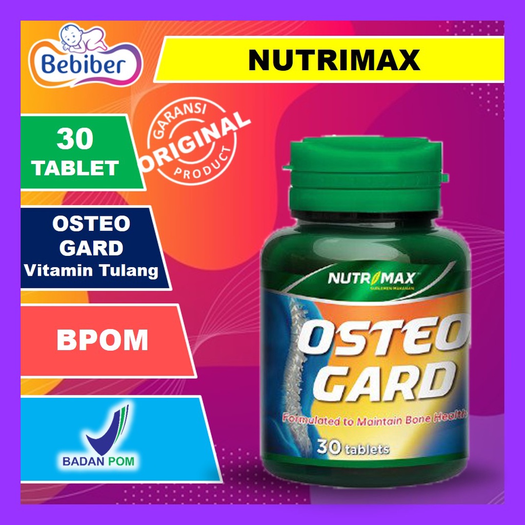 Nutrimax Osteo Gard Osteo 30 Tablets/Osteogard Prevents Osteoporosis ...