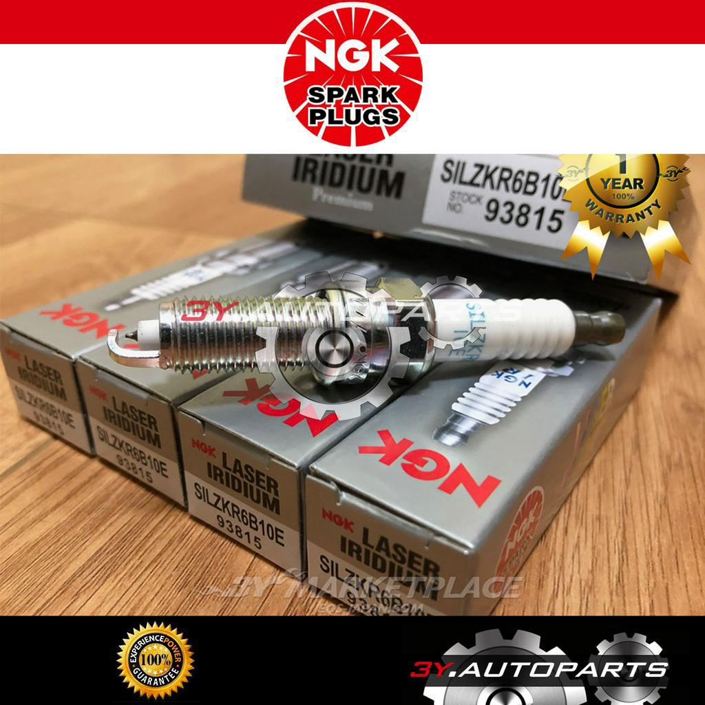 NGK 93815 SILZKR6B10E Laser Iridium (4pcs) Spark Plug for Hyundai ...