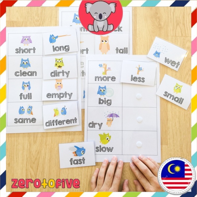 Montessori Early Learning Kids Busy Bag Book Preschool Workbook English ...