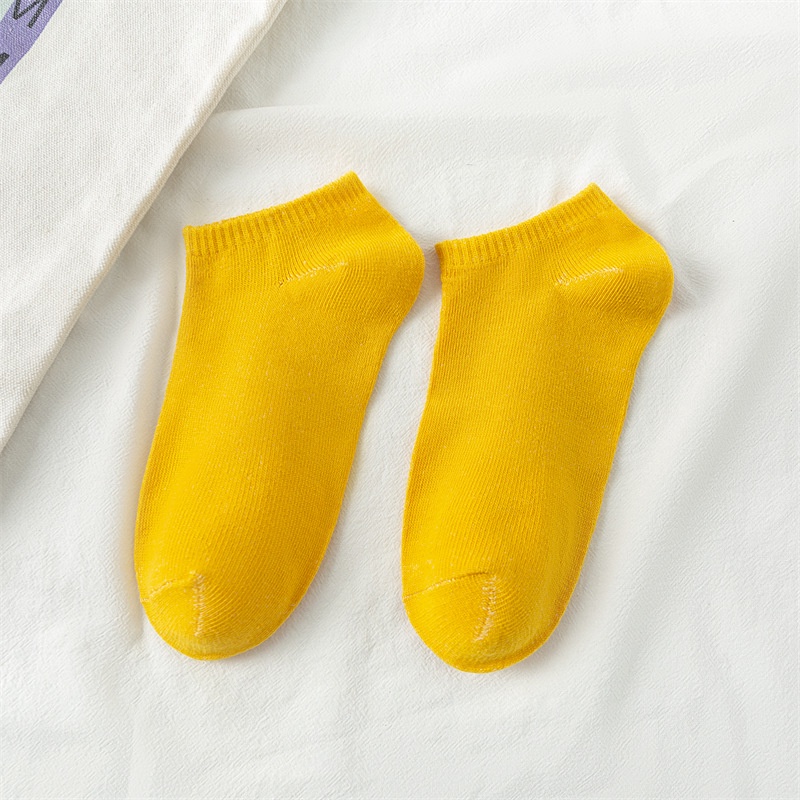 Korean women's socks and ankle socks, women's candy color socks ...