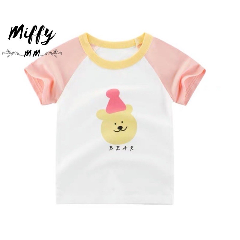 MIFFY Mommy Children's Clothing Bear T-Shirt Spring Summer Style ...