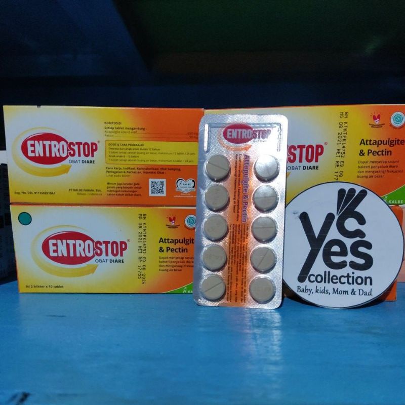 Enterrostop Tablets 1 blister 10 Tablets Medicine for determining ...