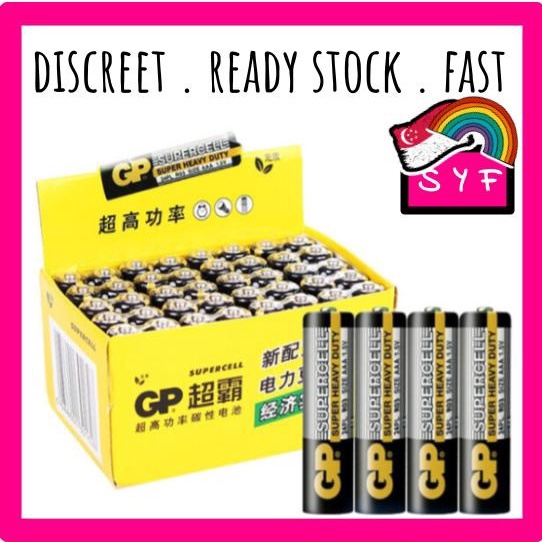 [SG Ready Stock] Original GP Super Long Lasting Supercell Battery AA ...