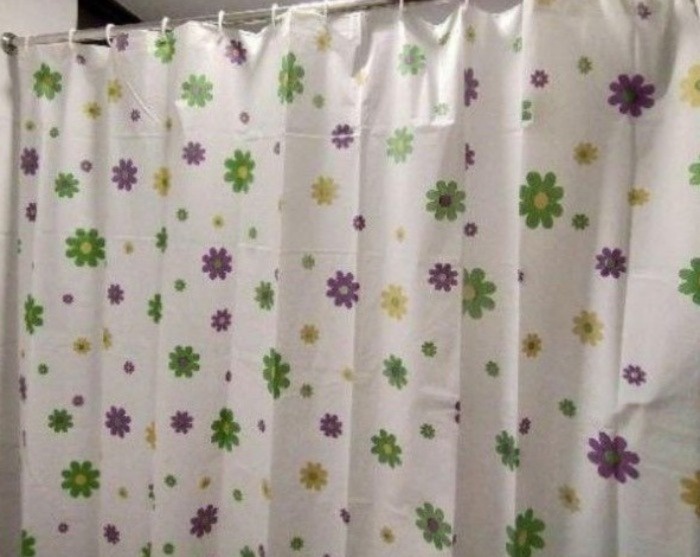 Shower Curtain Peva Waterproof Bathroom Bath Room Toilet Mildew Langsir