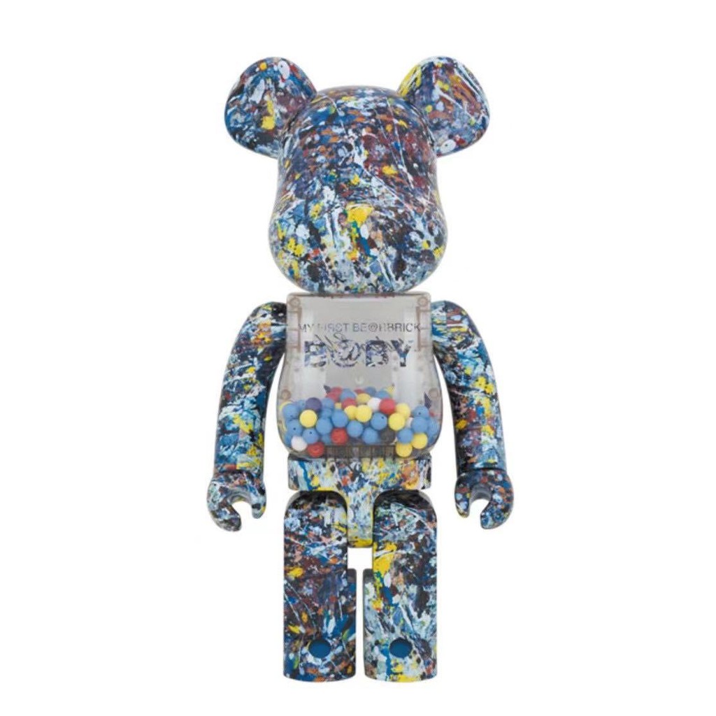 [In-stock] BE@RBRICK x My First Baby x Jackson Pollock Studio 1000% ...