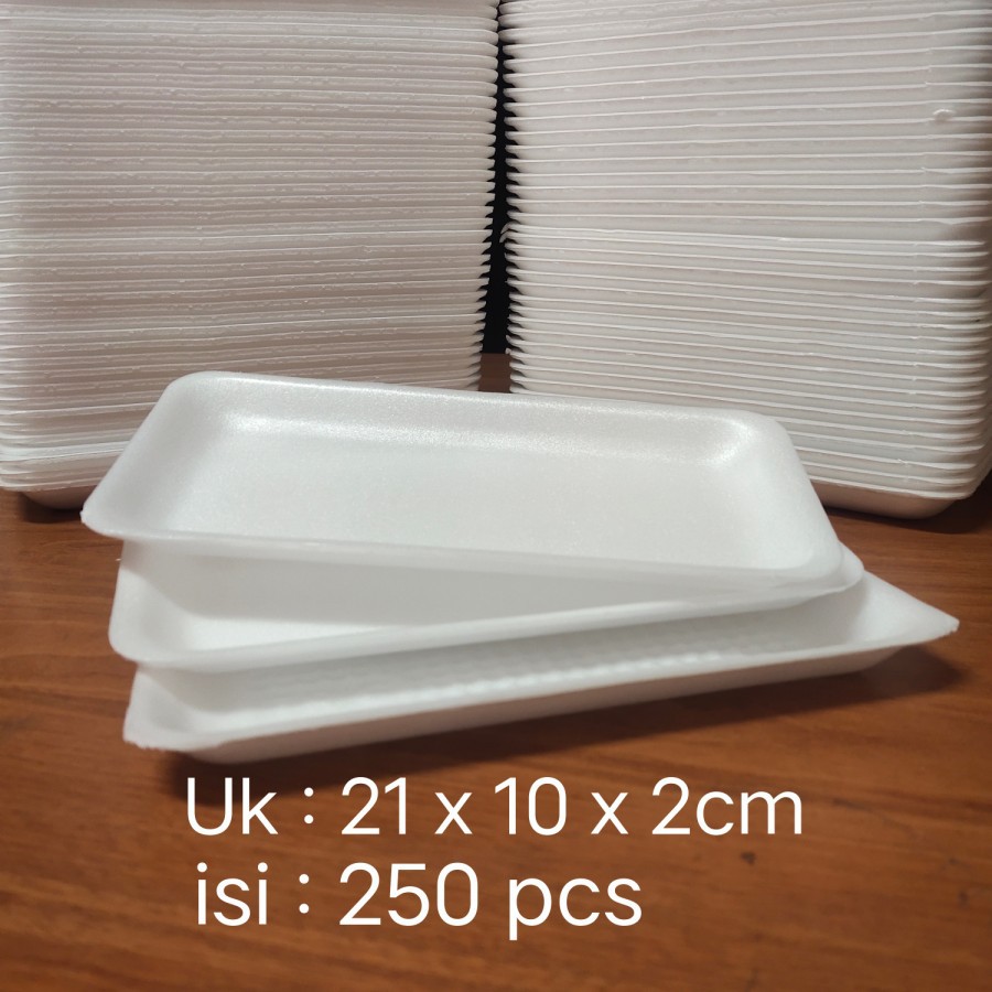 Foam TRAY TR6 - STYROFOAM TRAY BUAH TR6 - ISI 250pcs | Shopee Singapore