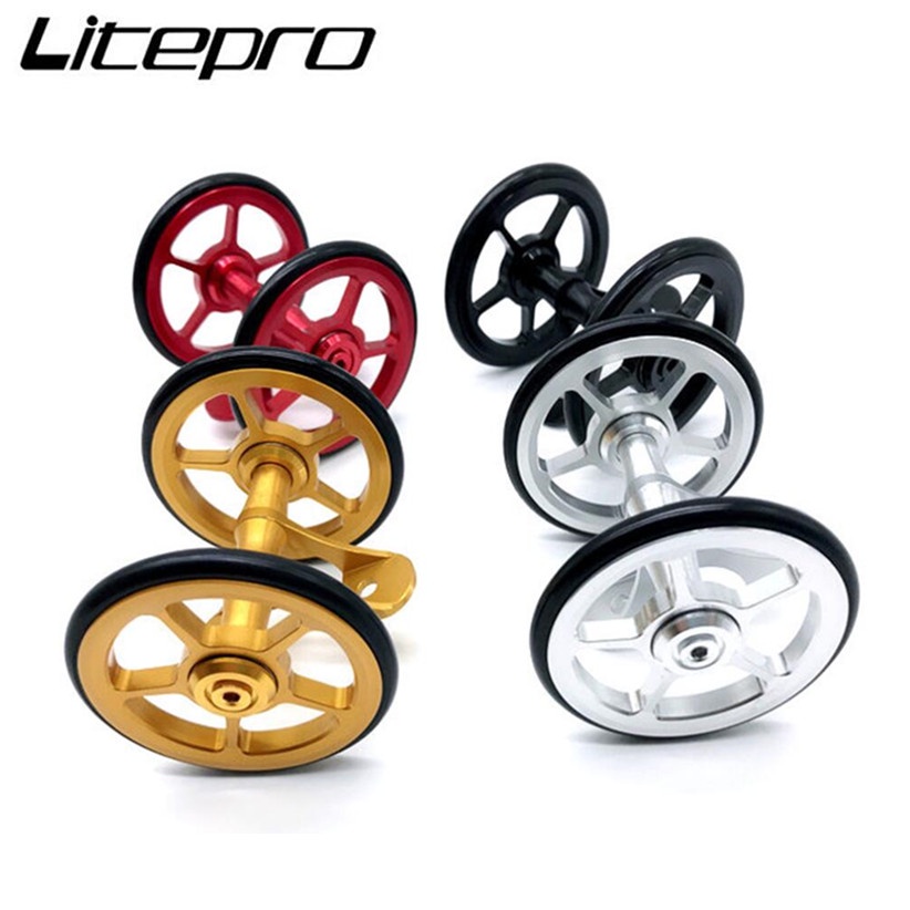 Litepro Folding Bike Easy Wheels For Brompton Fender Wheel Rear ...