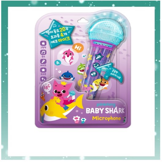[PINKFONG]Baby Shark Microphone with Book/Baby Shark Mic/Baby Shark ...