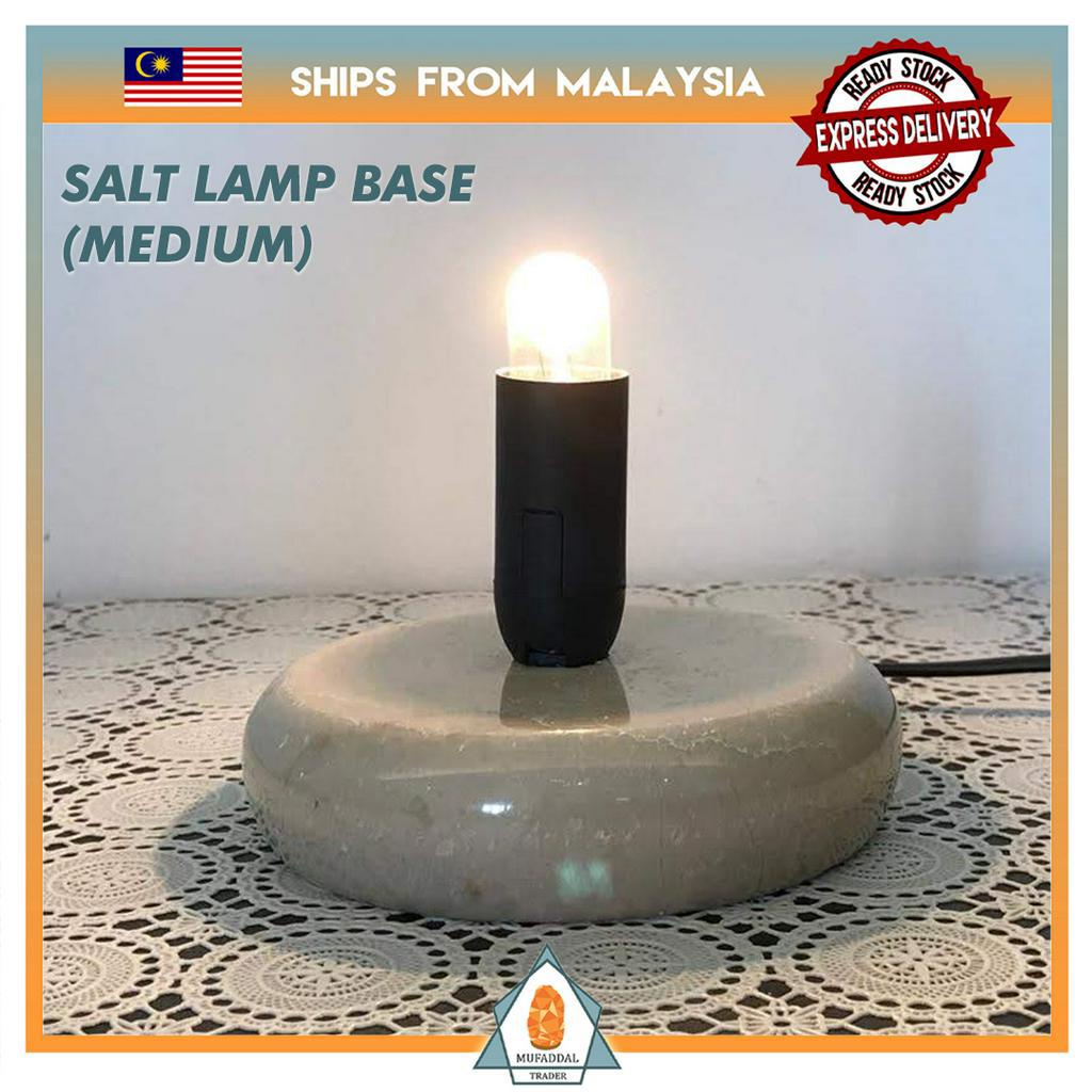 Medium Size Himalayan Rock Salt Lamp Base - Asas Lampu Garam Bukit ...