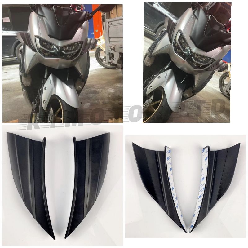 NMAX V2 2020 2021 2022 AERODYNAMIC SIDE WINGLET NMAX155 V2 SIDE WINGLET ...