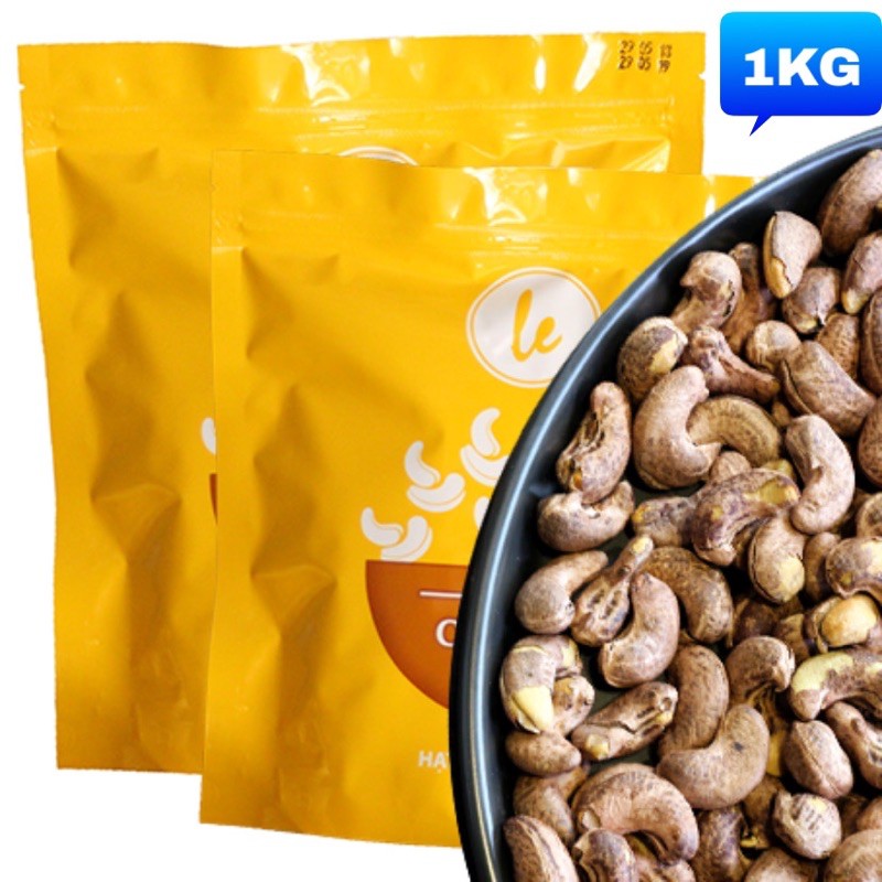 Roasted Salted Cashew Nuts With Skin - 1KG (500g x 2 Vaccumn Bag) | Shopee Singapore