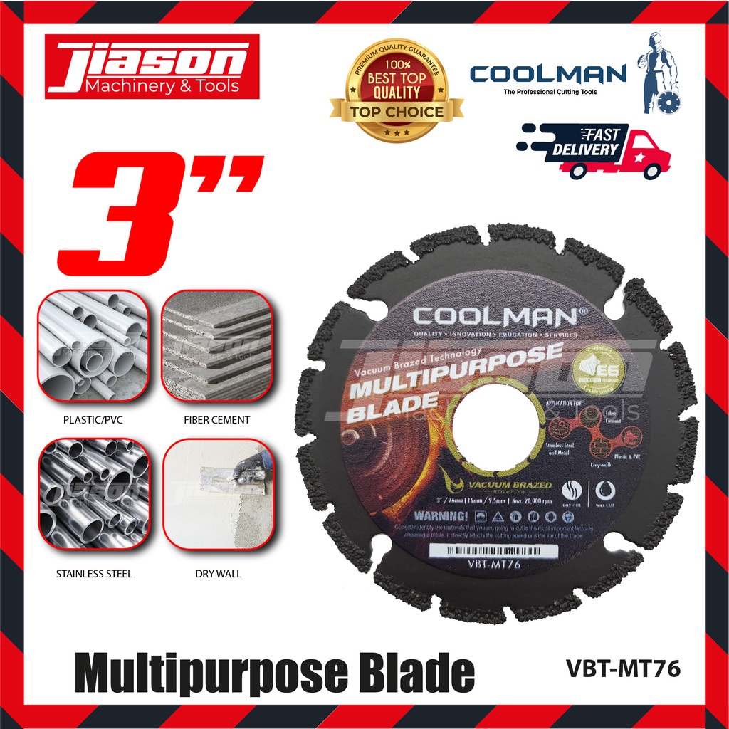 COOLMAN VBT-MT76 3" Multipurpose Blade | Shopee Singapore